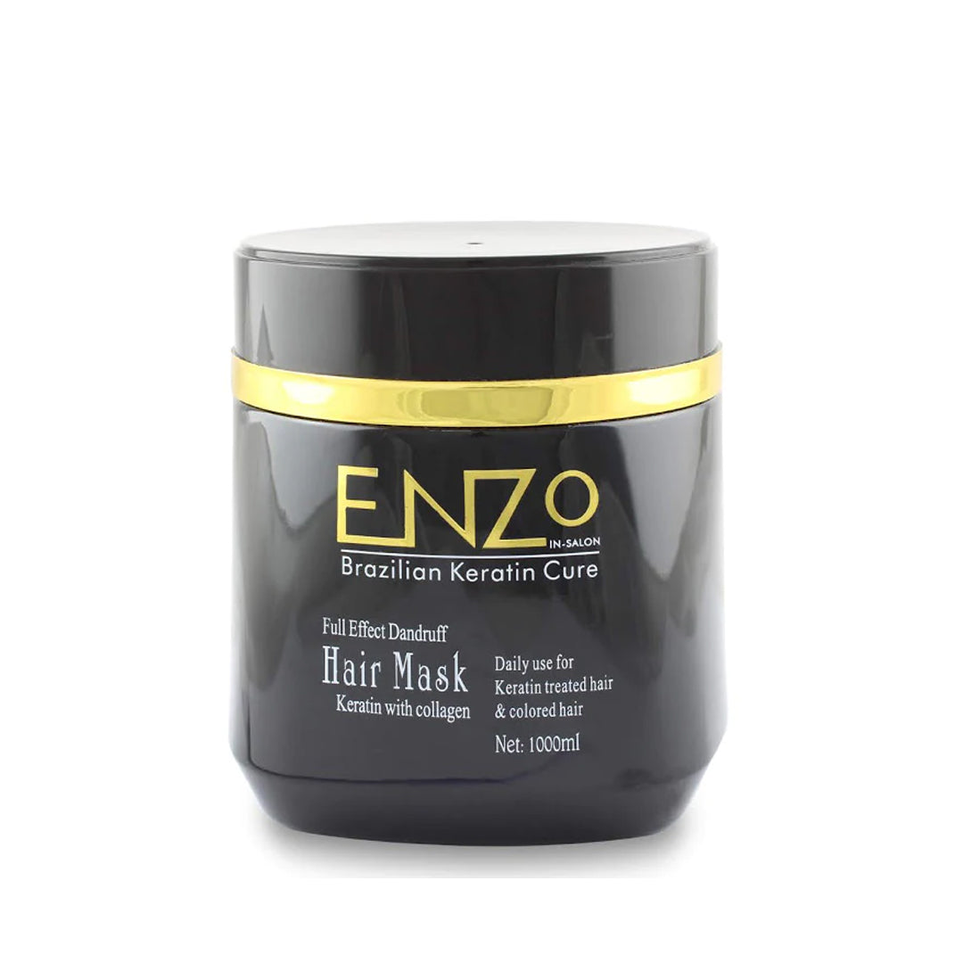 Enzo Hair Mask with Brazilian Keratin & Collagen 1000ml – Harram Store