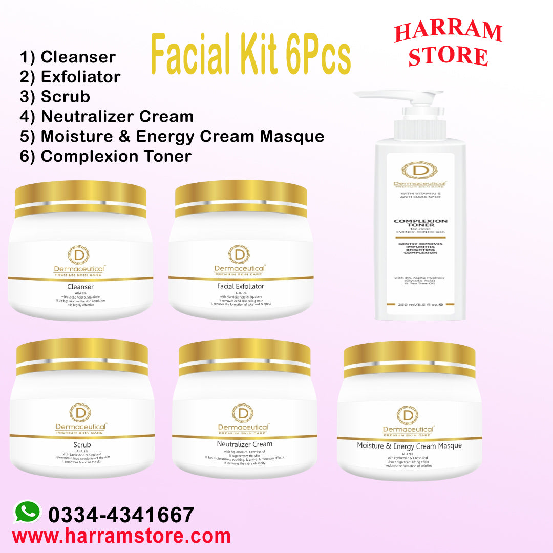 Dermaceutical Facial Kit 6 Pcs – Harram Store