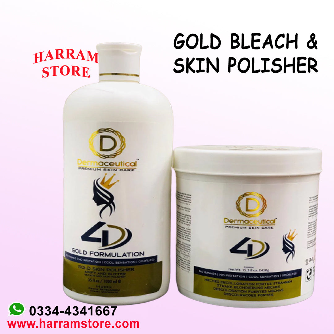 Dermaceutical Gold Bleach and Skin Polish – Harram Store