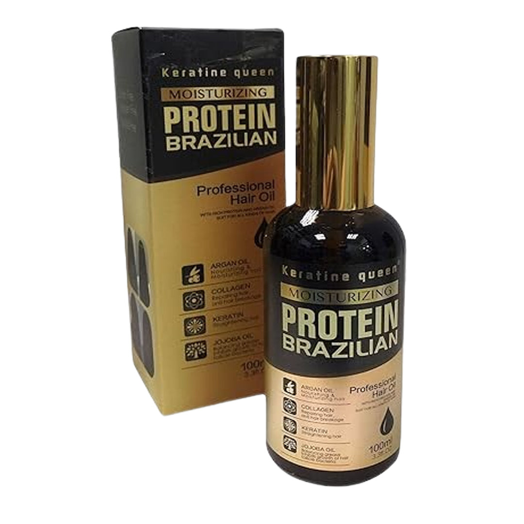 Keratine Queen Moisturizing Protein Brazilian Professional Hair Oil ...