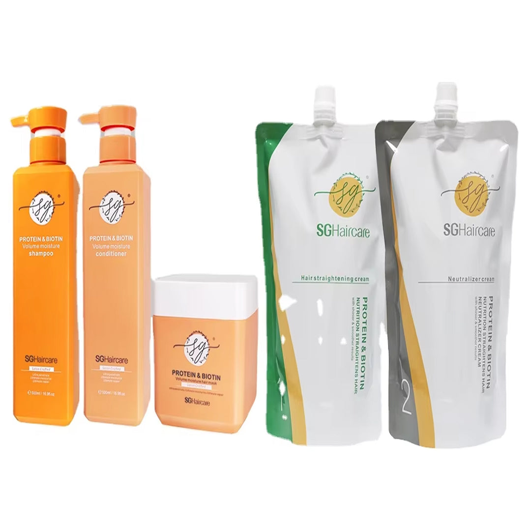 SG Hair Care Protein & Biotin Complete Hair Treatment Kit – Harram Store